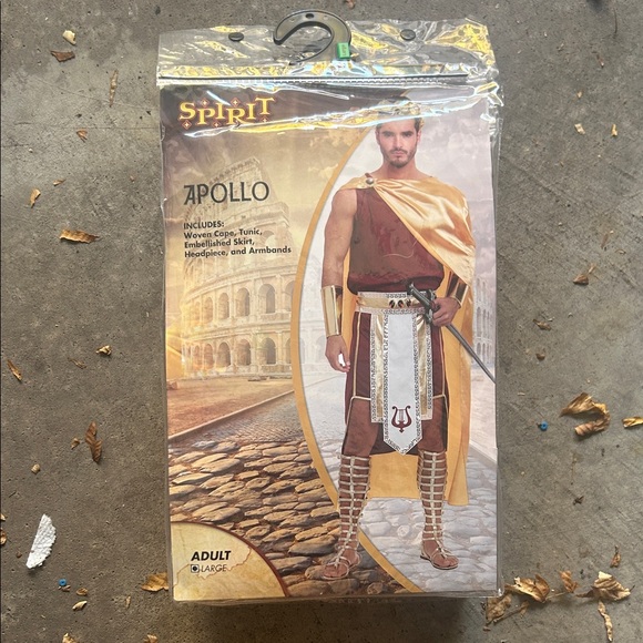 Spirit | Accessories | Spirit Apollo Costume With Gold And Burgundy ...